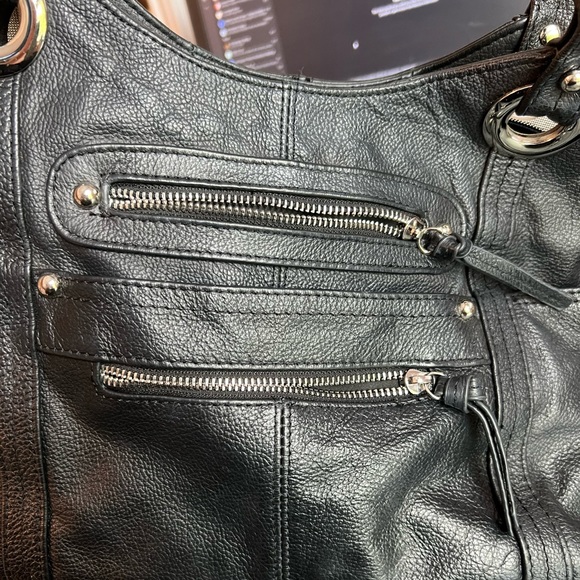 Roma | Bags | Roma 0 Leather Concealed Carry Black Purse New Sexy Tags ...